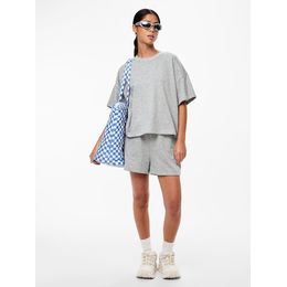 Pieces Shirt "Chilli" in Grau - 30% | Gr&ouml;&szlig;e M | Damen-tops