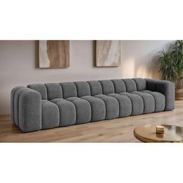 OTTO home Big-Sofa &raquo;XL KALLIE Design-Sofa mit Steppung, Bubble-Optik, Breite 340 cm&laquo; moderne Steppung, hoher Sitzkomfort und modernes Design 100% 