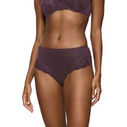 Triumph Damen Maxislip &raquo;Ladyform Soft&laquo; mit Spitze, femininer Stil, glatt, elegant lila 42