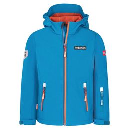 Trollkids Softshelljacke "Oslofjord" in Blau - 51% | Gr&ouml;&szlig;e 164 | Kinder-outdoor-jacken