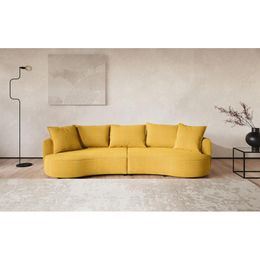 COTTA Loungesofa &raquo;Sana, Breite 296 cm&laquo; Loungesofa mit Wellenunterfederung 95% POLYESTER (PES) 5% POLYAMID(PA)