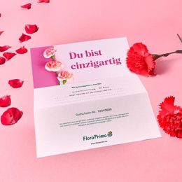 Digitaler Blumengutschein &bdquo;Du bist einzigartig&ldquo;