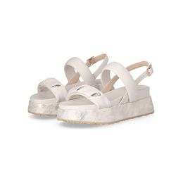 Liu Jo Keilsandaletten in Wei&szlig; - 64% | Gr&ouml;&szlig;e 40 | Damen-sandalen
