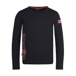 Trollkids Longsleeve "Stavanger" in Schwarz - 51% | Gr&ouml;&szlig;e 98 | Kinder-longsleeves