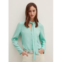 Stefanel Bluse in T&uuml;rkis - 80% | Gr&ouml;&szlig;e 42 | Damen-blusen