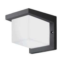 Eglo Au&szlig;enwandleuchte Desella 1 Anthrazit/Wei&szlig; max. 10 Watt Wandlampe
