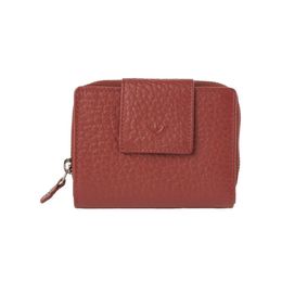 VLD VOi Leather Design Hirsch Ida Geldb&ouml;rse RFID Leder 12,5 cm in granat | Gr.: onesize