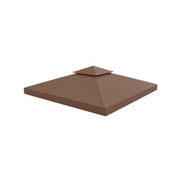 Outsunny Pavillondach 3 x 3 m Kaffee | Gr.: onesize