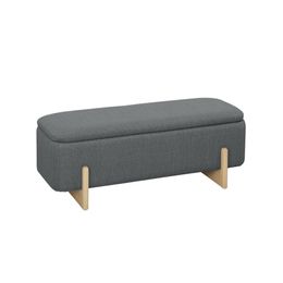 HOMCOM Sitzbank-111L x 44B x 44,5H cm-Dunkelgrau | Gr.: onesize