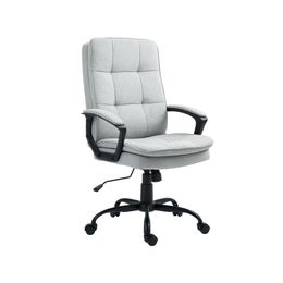 HOMCOM B&uuml;rostuhl-70L x 63B x 102-112H cm-Grau | Gr.: onesize