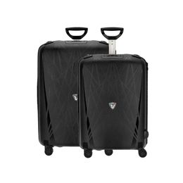 Roncato Light - 4-Rollen-Trolley Set 2tlg. M/L (smeraldo) in nero | Gr.: onesize