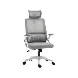 Vinsetto B&uuml;rostuhl-60L x 61B x 104,5-121,5H cm-Grau | Gr.: onesize