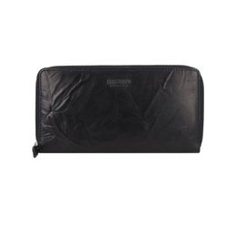 mano Donna Aurona Geldb&ouml;rse RFID Leder 19 cm in schwarz | Gr.: onesize