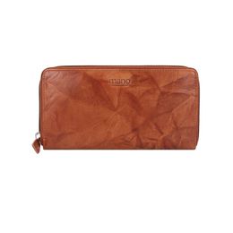 mano Donna Aurona Geldb&ouml;rse RFID Leder 19 cm in cognac | Gr.: onesize