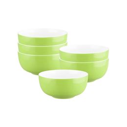 Seltmann Weiden 6er Set M&uuml;slischalen Liberty Pure Colors &oslash; 15 cm in Lime Green | Gr.: onesize
