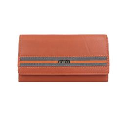 mano Don Leonardo Geldb&ouml;rse RFID Leder 18 cm in cognac | Gr.: onesize