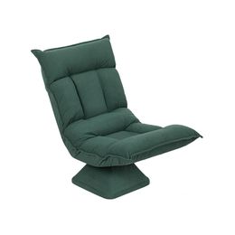 HOMCOM Bodenstuhl-70L x 62B x 95H cm-Gr&uuml;n | Gr.: onesize