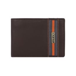 mano Don Leonardo Geldb&ouml;rse RFID Leder 12 cm in dunkelbraun | Gr.: onesize
