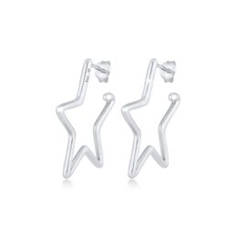 Elli Ohrringe 925 Sterling Silber Sterne, Astro, Stern in Silber | Gr.: onesize