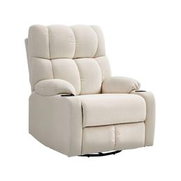 HOMCOM Relaxsessel-88L x 96B x 108H cm-Beige | Gr.: onesize