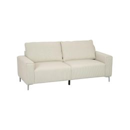 HOMCOM 3 Sitzer Sofa-193L x 77B x 80H cm-Cremewei&szlig; | Gr.: onesize