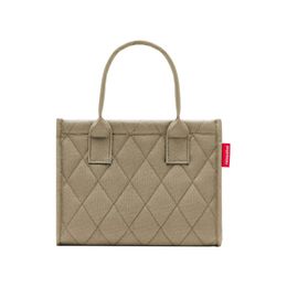 Reisenthel Daily Shopper - Shopper XS 27 cm (summerstripes coffee) in rhombus olive | Gr.: onesize