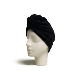 M&ouml;ve M&ouml;ve Frottierturban Basic in black | Gr.: onesize
