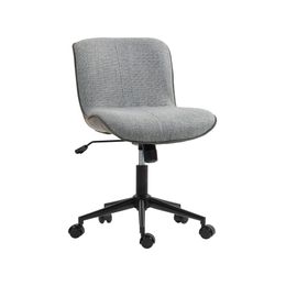 HOMCOM B&uuml;rostuhl-60L x 47B x 79-89H cm-Dunkelgrau | Gr.: onesize