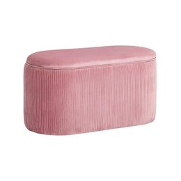 HOMCOM Sitzbank-81B x 40T x 41H cm-Rosa | Gr.: onesize