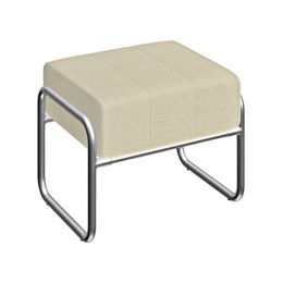 HOMCOM Fu&szlig;hocker-52L x 42B x 42H cm-Beige | Gr.: onesize