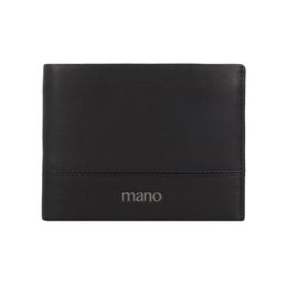 mano Don Romeo Geldb&ouml;rse RFID Leder 13 cm in schwarz | Gr.: onesize