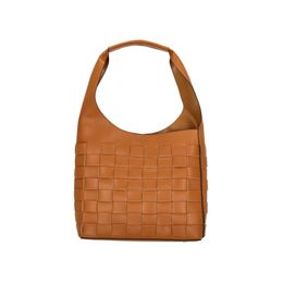 Seidenfelt SFM204 - Schultertasche 30 cm (caramel/gold) in caramel/gold | Gr.: onesize