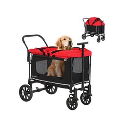 PawHut Hundewagen 110L x 65B x 102H cm | Gr.: onesize