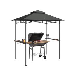 Outsunny Grillpavillon 240L x 150B x 258H cm Dunkelgrau | Gr.: onesize