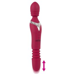 Javida Massagestab Warming & Thrusting Vibe in rot | Gr.: onesize