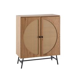 FineBuy Sideboard in Braun / Spanplatte / 80x39x103 | Gr.: onesize