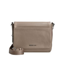 Mandarina Duck Mellow Leather - Umh&auml;ngetasche 22 cm (nero) in warm taupe | Gr.: onesize