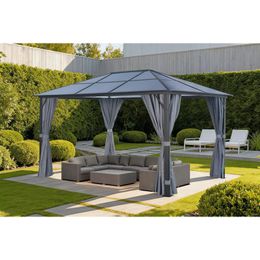 Konifera Pavillon &raquo;Aruba&laquo; Gestell aus Aluminium, Dach aus Polycarbonat-Stegplatten