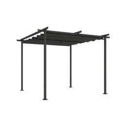 Outsunny Pergola 300L x 300B x 227H cm Dunkelgrau | Gr.: onesize