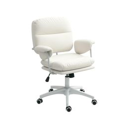 HOMCOM B&uuml;rostuhl-65L x 64B x 88-98H cm-Wei&szlig; | Gr.: onesize