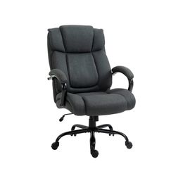 Vinsetto B&uuml;rostuhl-80L x 72,5B x 110-118H cm-Dunkelgrau | Gr.: onesize