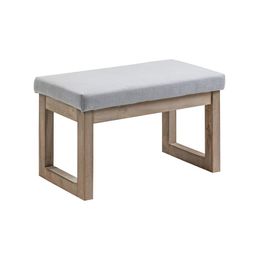 HOMCOM Fu&szlig;bank-68L x 38B x 42H cm-Grau | Gr.: onesize