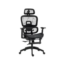 HOMCOM B&uuml;rostuhl-66L x 64B x 114-122H cm-Schwarz | Gr.: onesize