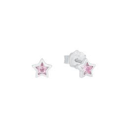 Prinzessin Lillifee Ohrstecker Silber 925, rhodiniert in Rosa | Gr.: onesize