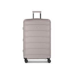 d&n D&N South Dakota 4 Rollen Trolley L 76 cm mit Dehnfalte in champagner | Gr.: onesize