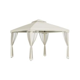 Outsunny Pavillon 294L x 294Bx 265H cm Cremewei&szlig; | Gr.: onesize