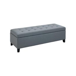 HOMCOM Sitzbank-125L x 49B x 41,5H cm-Grau | Gr.: onesize