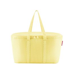 Reisenthel thermo coolerbag - K&uuml;hltasche 44.5 cm (twist coffee) in mesh lemon | Gr.: onesize