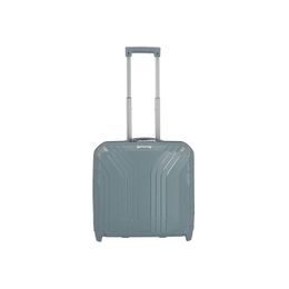 Travelite Elvaa 2 Rollen Businesstrolley 44 cm Laptopfach in blaugrau | Gr.: onesize