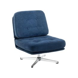 HOMCOM Loungesessel-87L x 70B x 84H cm-Blau | Gr.: onesize